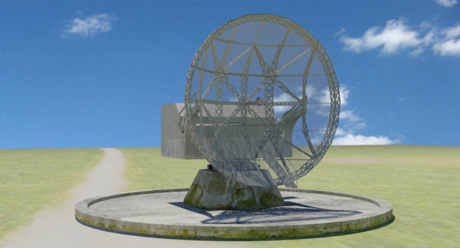 3D Model Wrzburg Radar German Army - TurboSquid 1378782