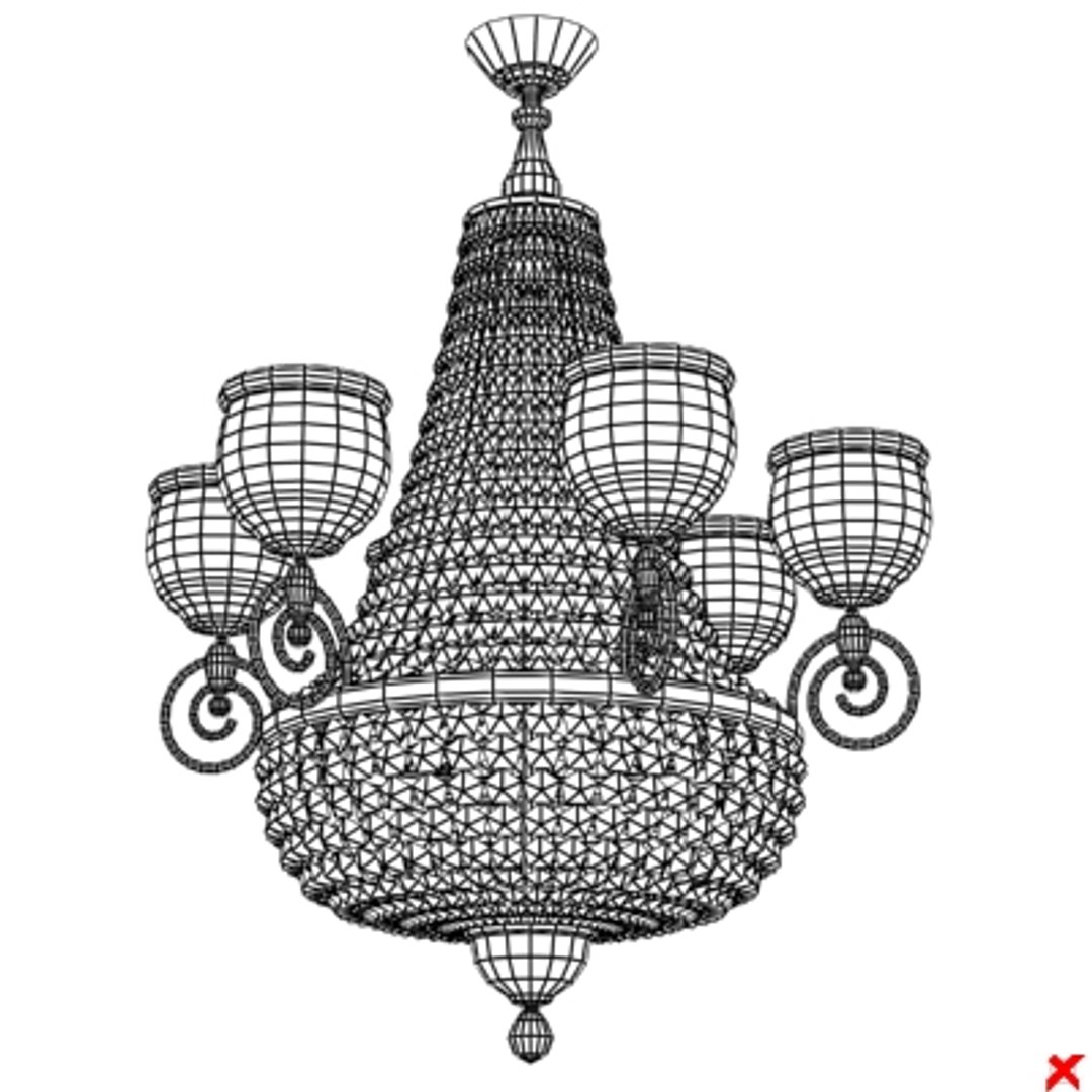 3ds Max Chandelier