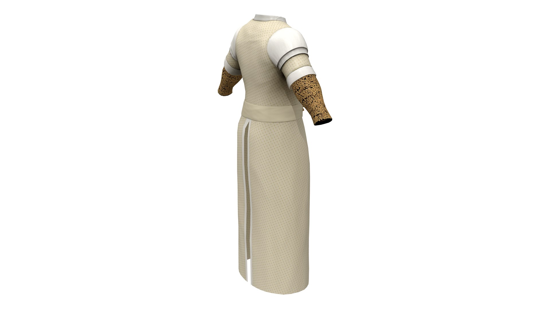Long Prince Sultan Coat Model - TurboSquid 1970089