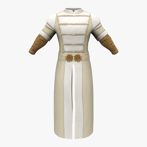 Long Prince Sultan Coat model - TurboSquid 1970089