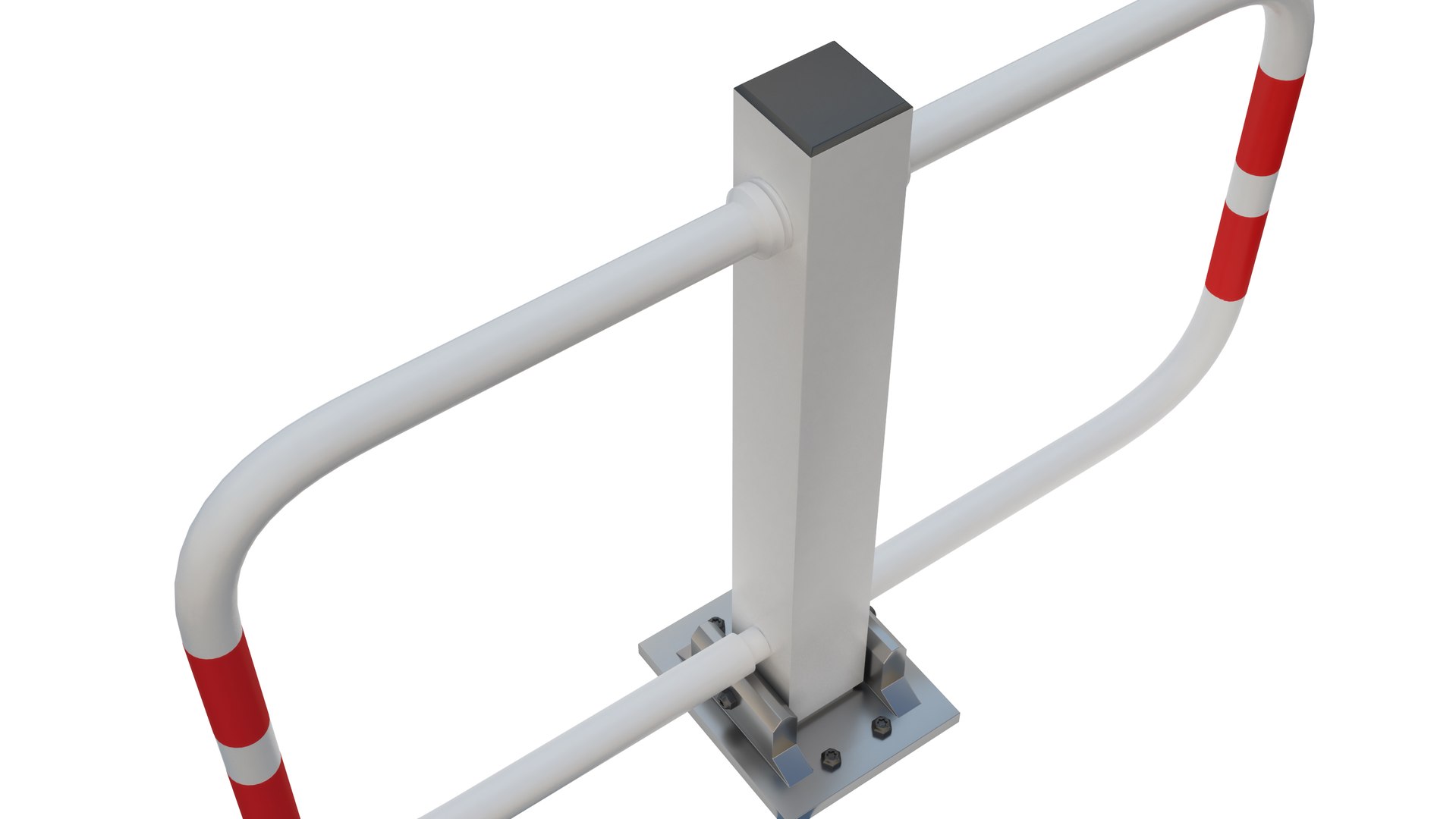 3D Parking Barier model - TurboSquid 2065267