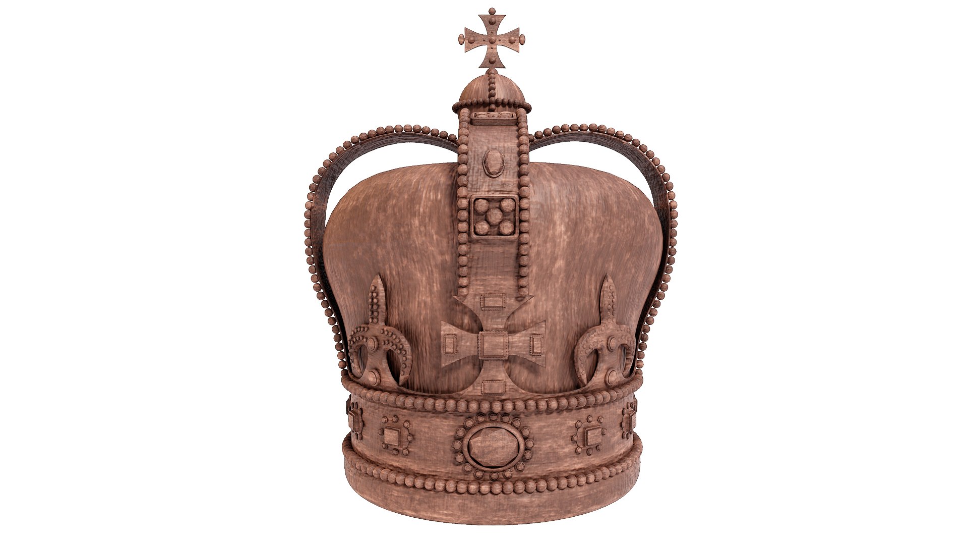 3D Wooden Grungy Crown PBR 3d Model 3D Model - TurboSquid 1953811