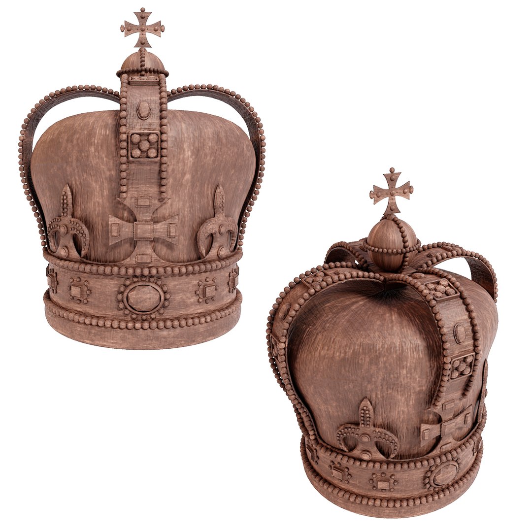 3D Wooden Grungy Crown PBR 3d Model 3D Model - TurboSquid 1953811