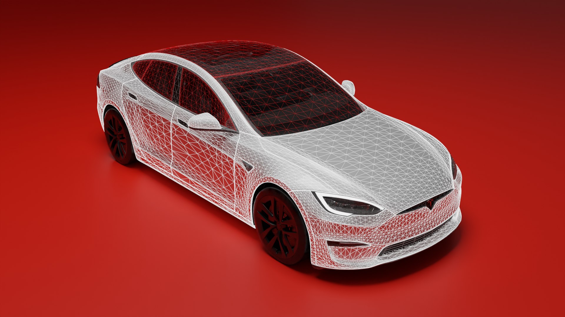2022 Tesla Model S Plaid P100D 3D Model - TurboSquid 1943896