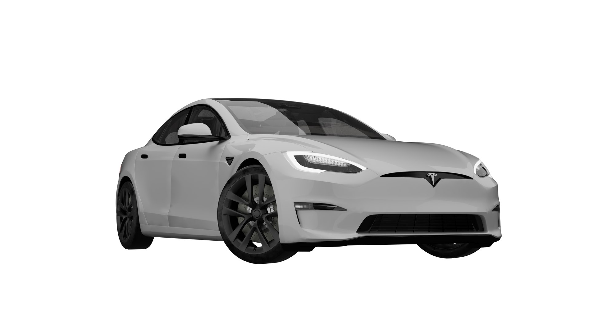 2022 Tesla Model S Plaid P100D 3D Model - TurboSquid 1943896