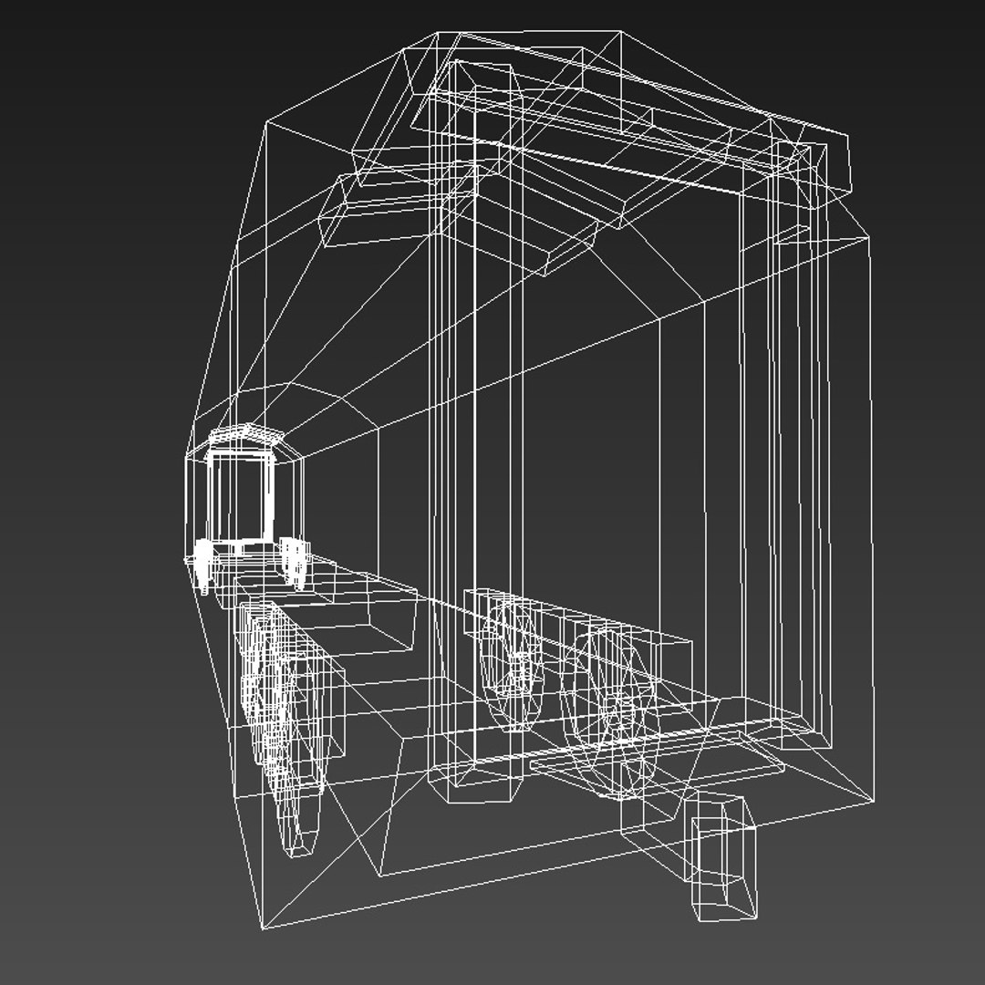 Electricity generator train wagon 3D model - TurboSquid 1463828