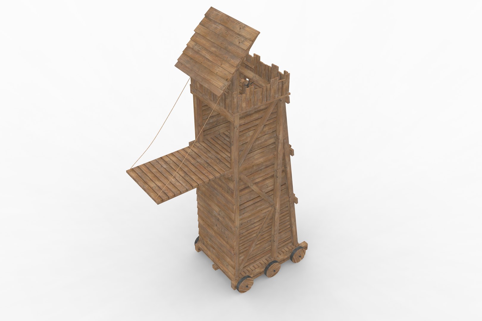 Medieval Siege Tower 3D - TurboSquid 1742068