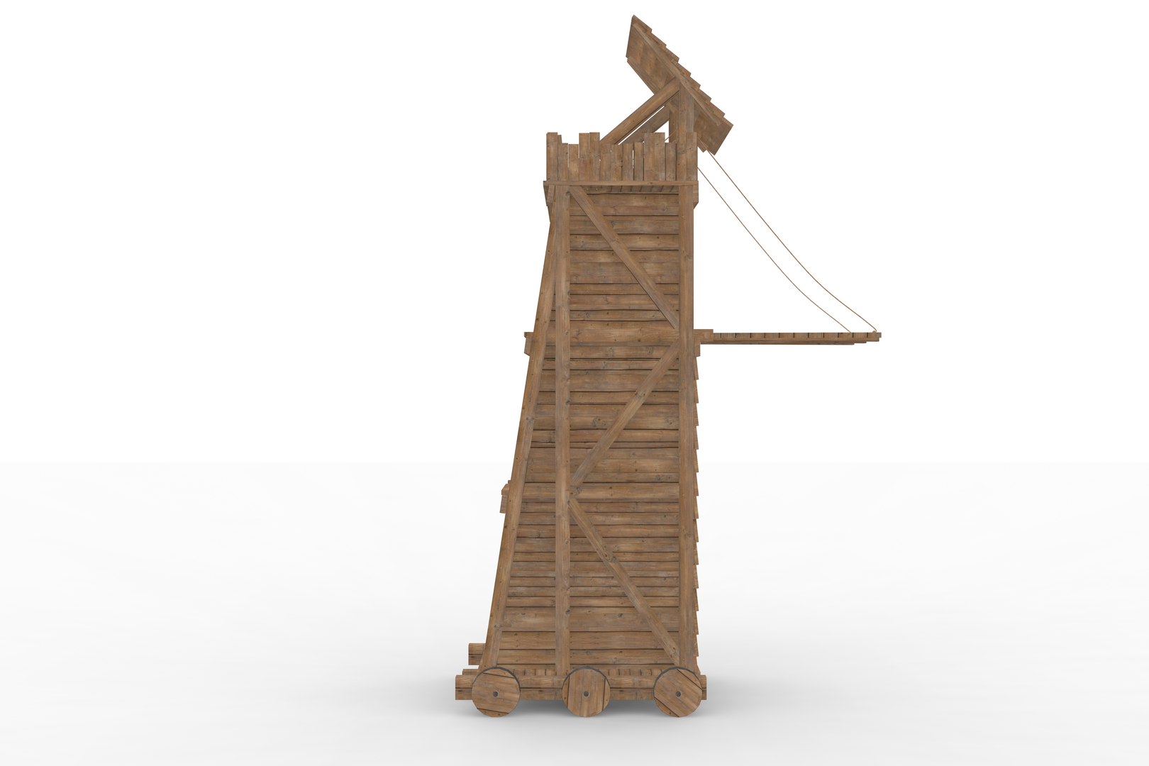 Medieval Siege Tower 3D - TurboSquid 1742068