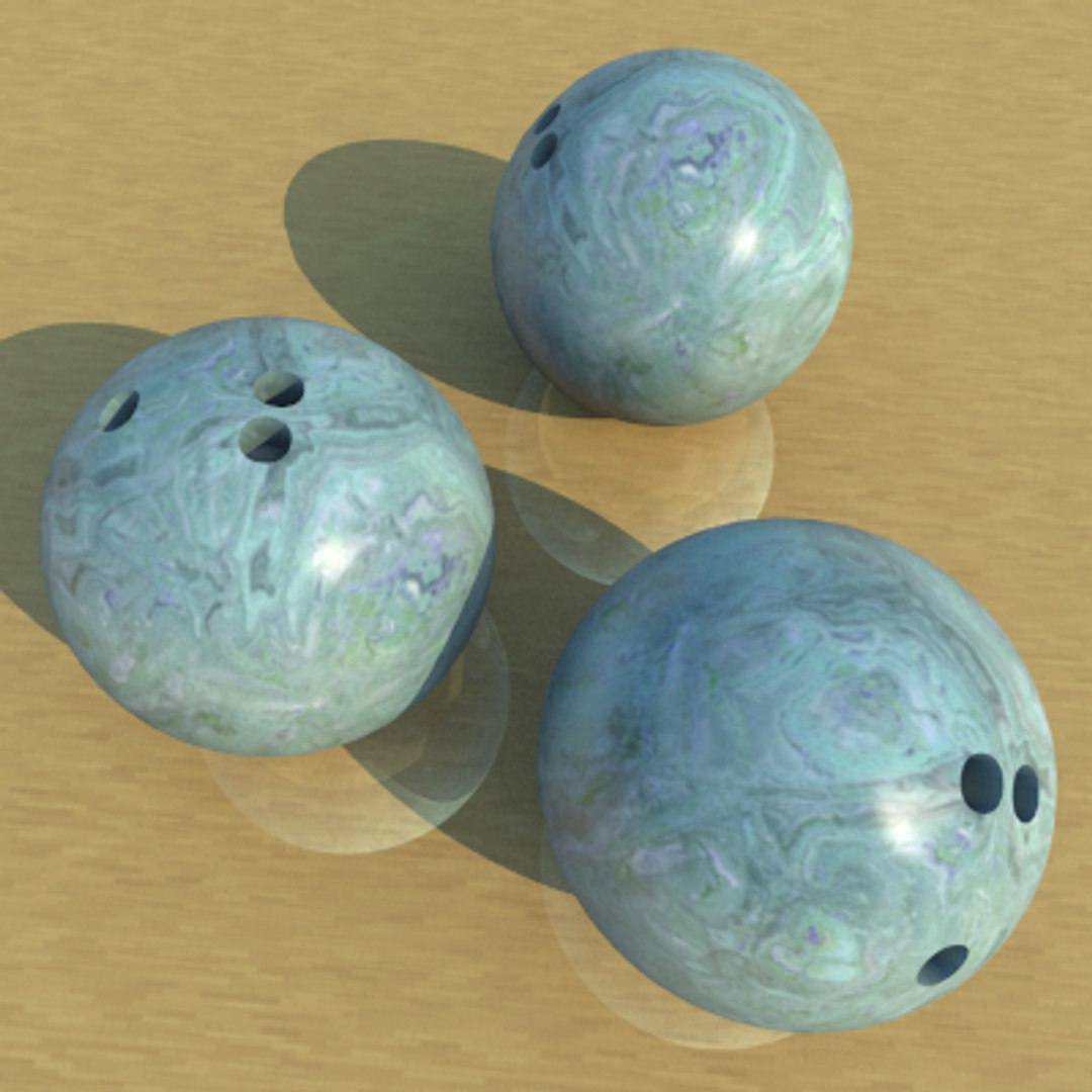 3d model bowling complete