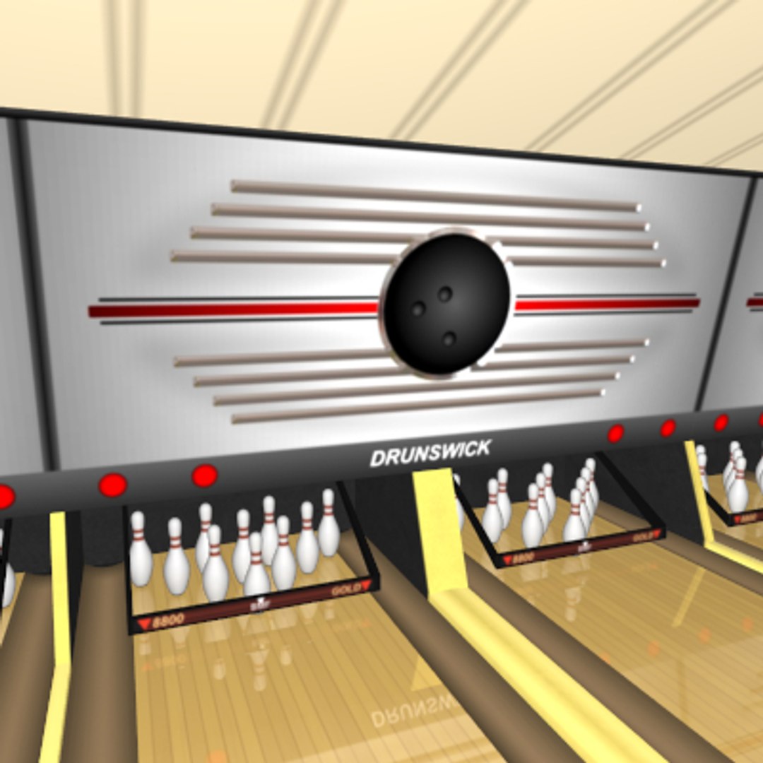 3d Model Bowling Complete