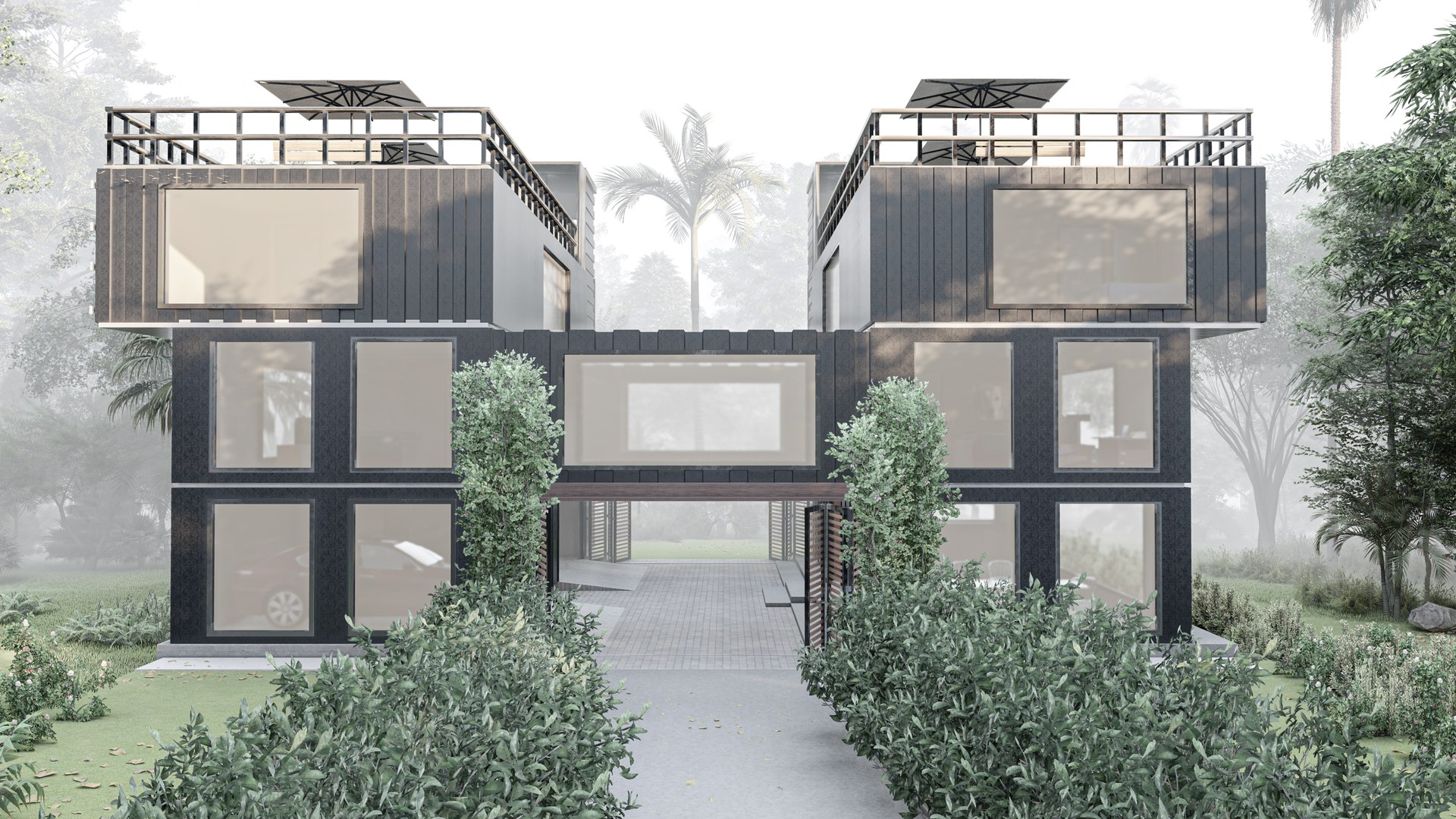 Free 3D Container Box House - TurboSquid 1995581