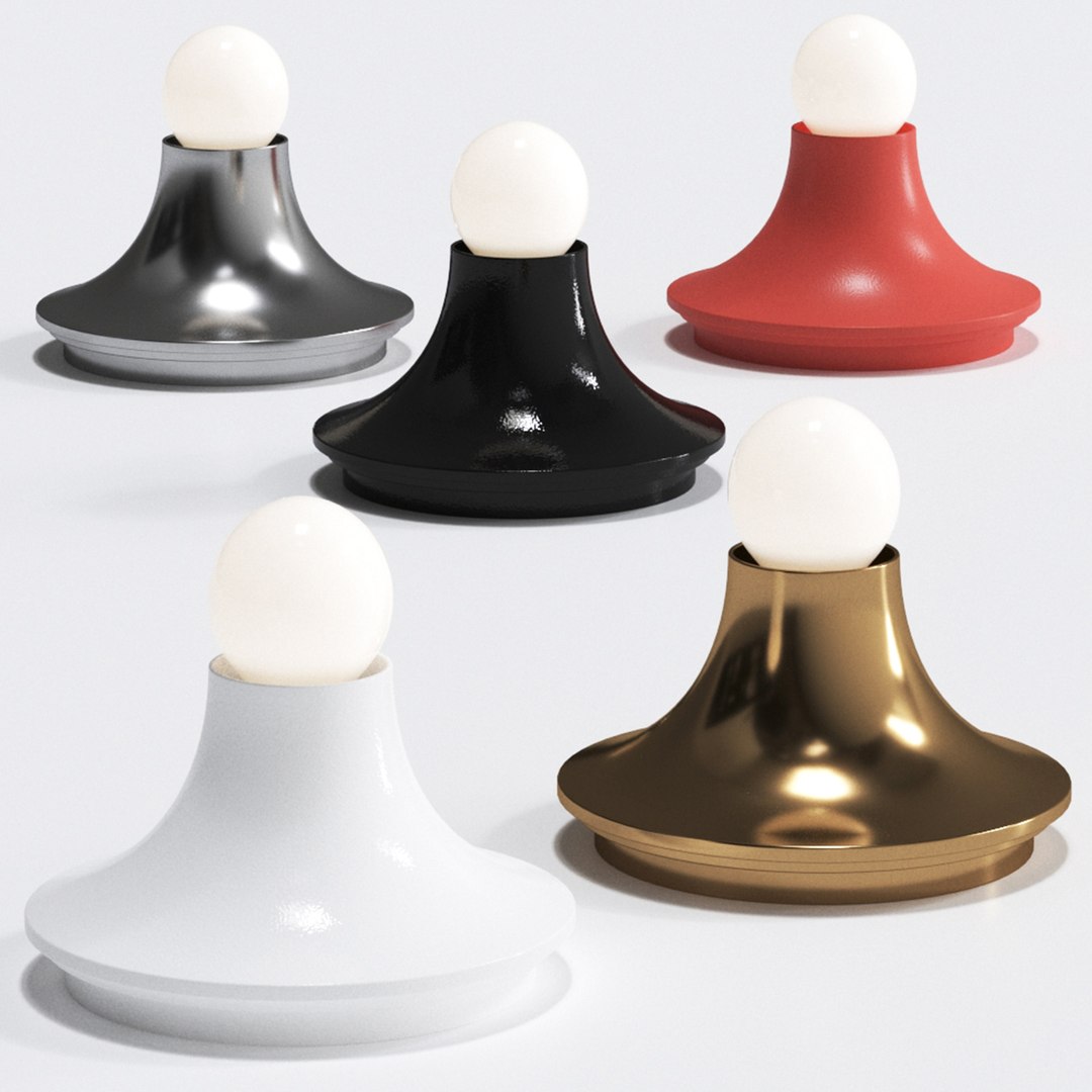 TETI Table lamp By Artemide model - TurboSquid 2125712
