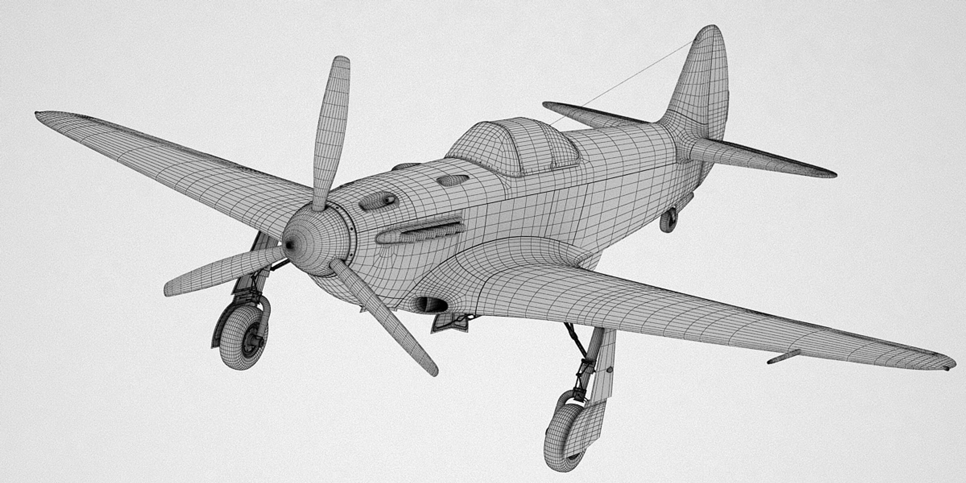 Yakovlev Yak-3 3D Model - TurboSquid 1648970