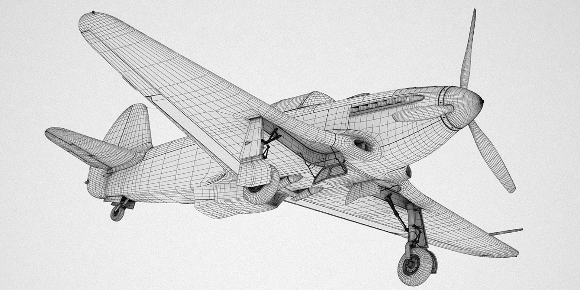 Yakovlev Yak-3 3D Model - TurboSquid 1648970