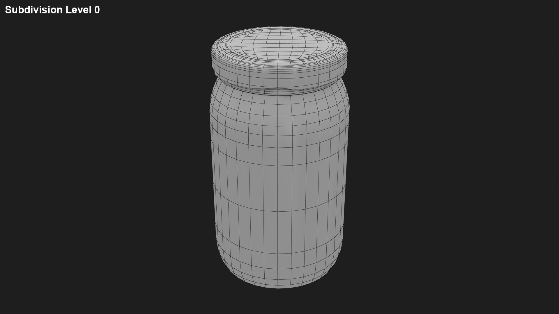 3D Glass Jar 03 Model - TurboSquid 2207551