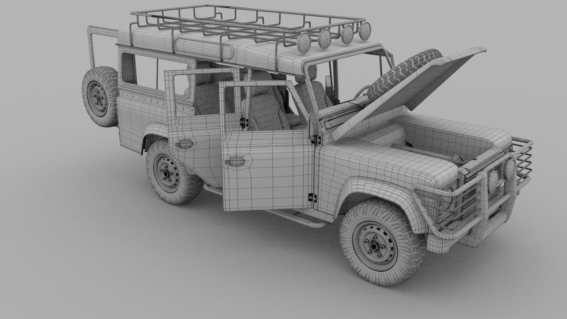 land rover defender 110 3d model