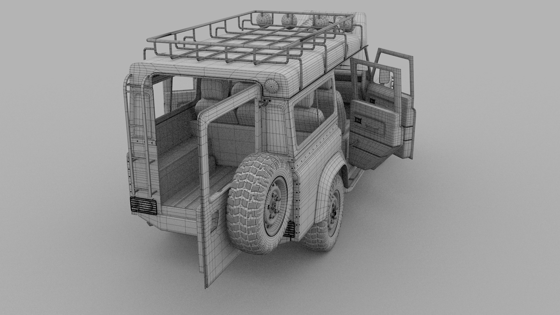 land rover defender 110 3d model
