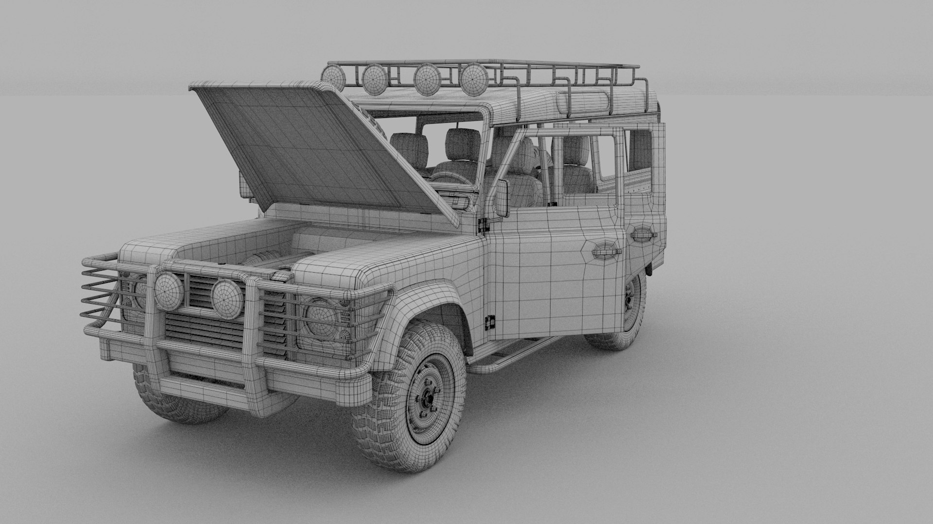 land rover defender 110 3d model