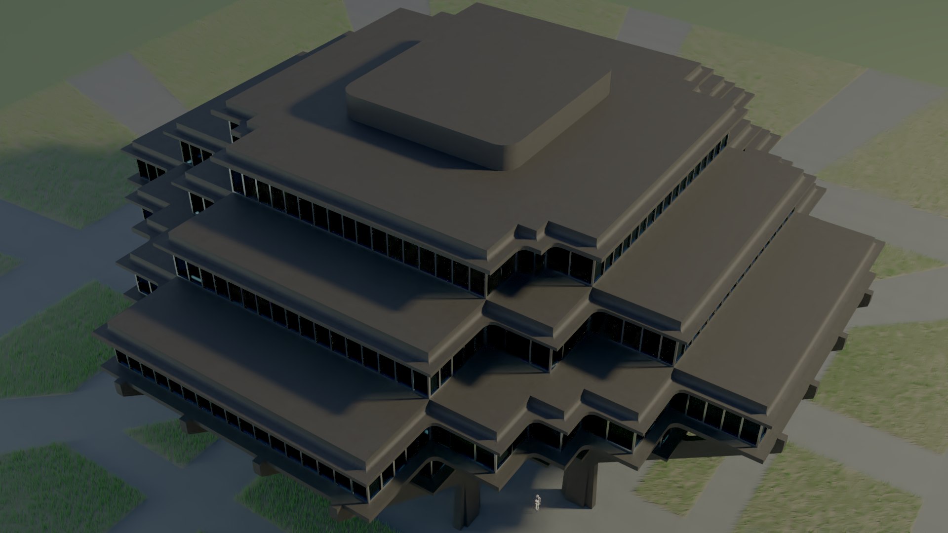 3D Geisel Library Building Architecture - TurboSquid 1410410