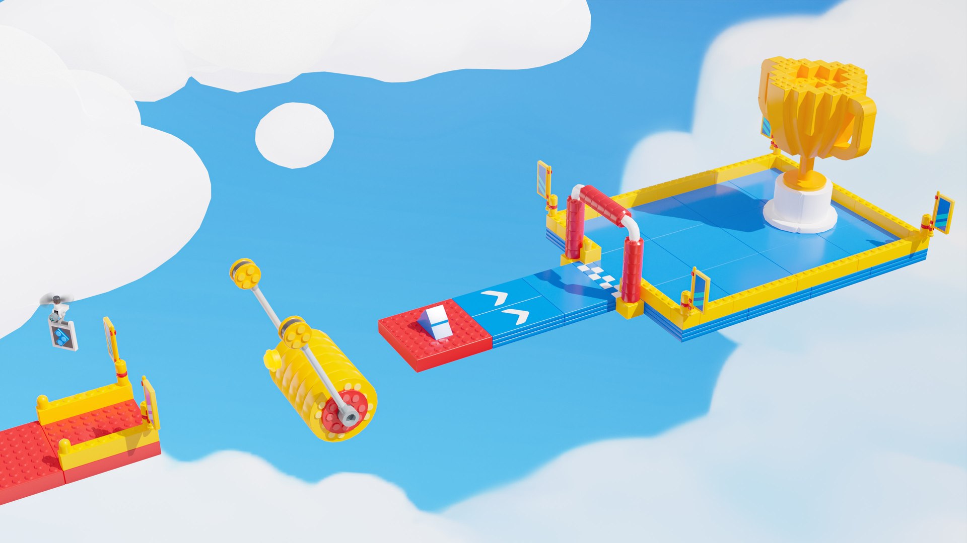 3D Platformer 7 Constructor Model - TurboSquid 2300159