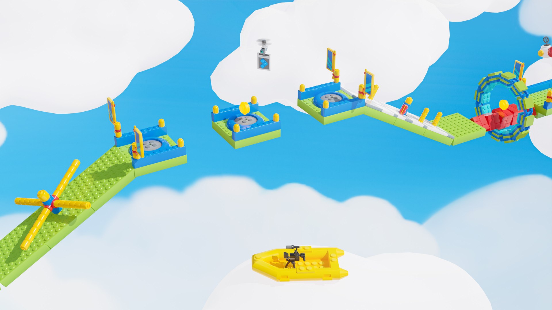 3D Platformer 7 Constructor Model - TurboSquid 2300159