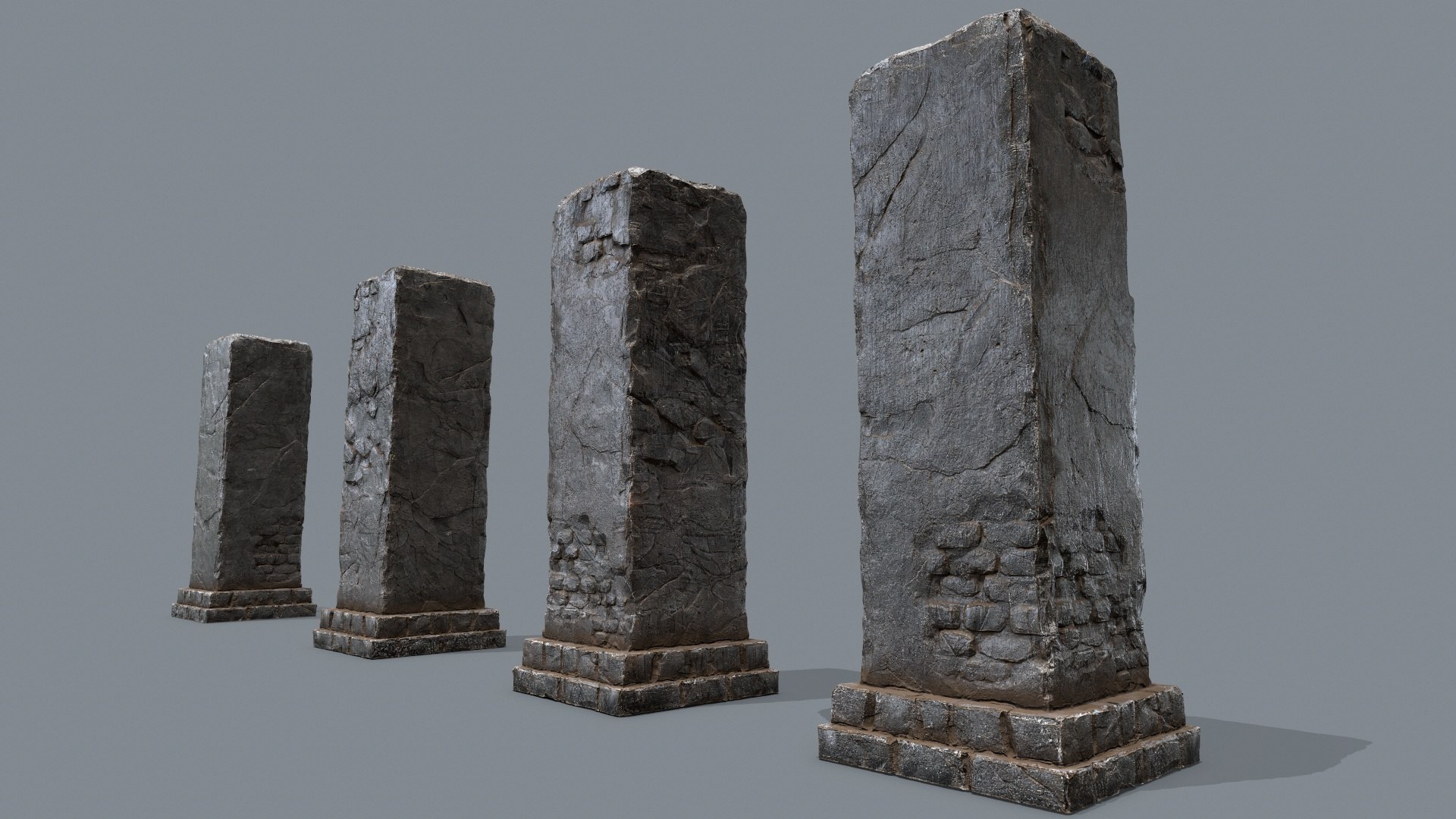 3D Model Old Ruins - TurboSquid 2205247