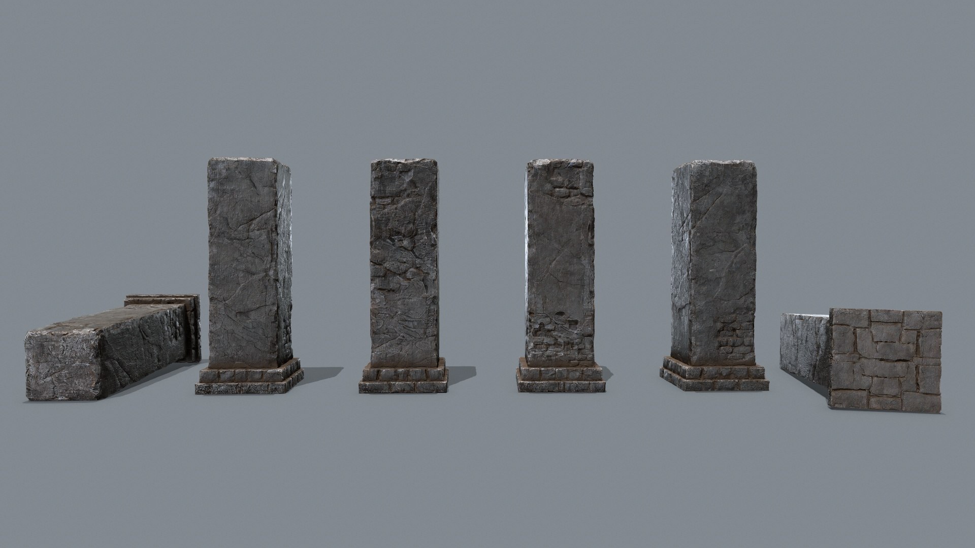3D Model Old Ruins - TurboSquid 2205247