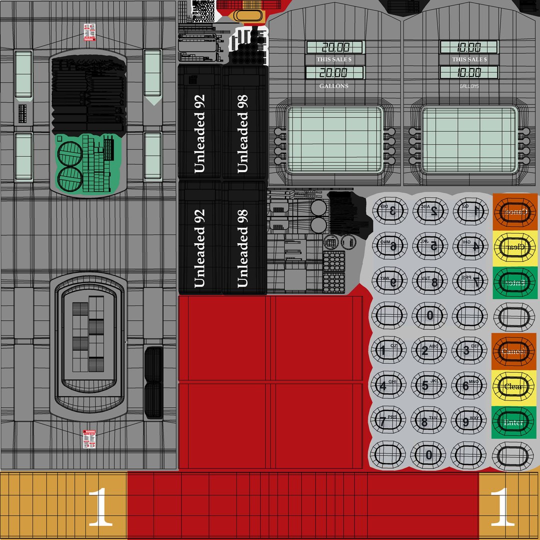 Real Fuel 3D Model - TurboSquid 1516596