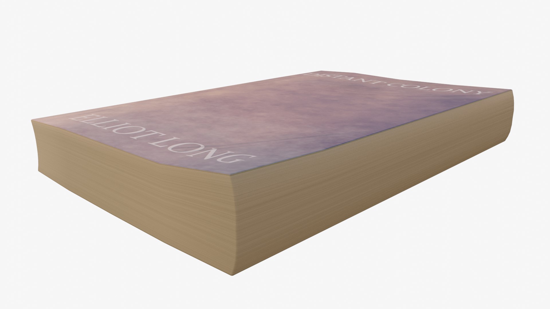 3D Paperback Book - TurboSquid 1558653