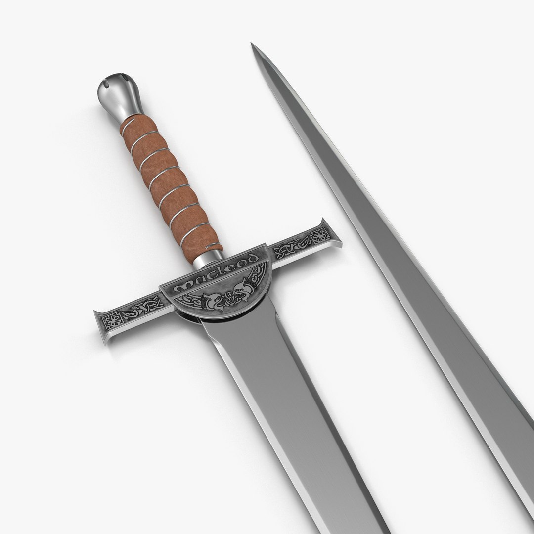 Macleod Sword 3d Model