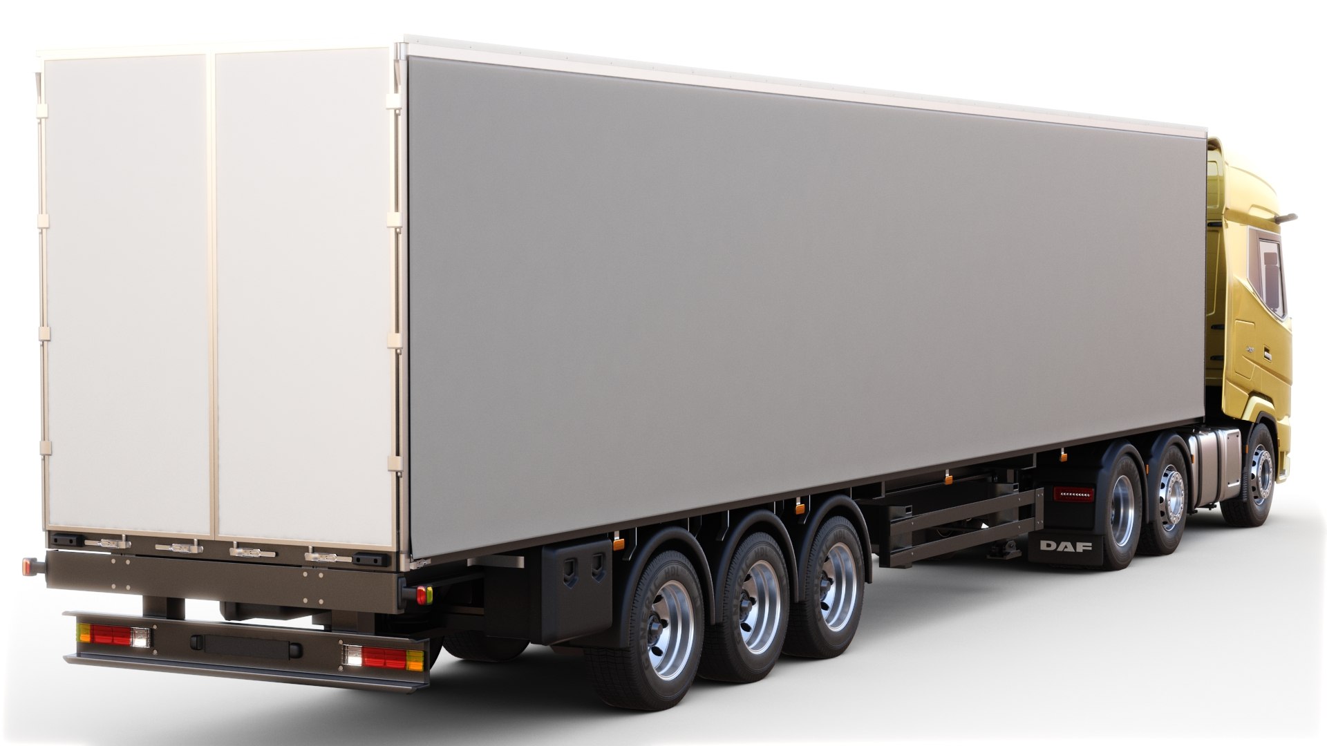 DAF XG Semi Truck With Trailer 3D - TurboSquid 2130854