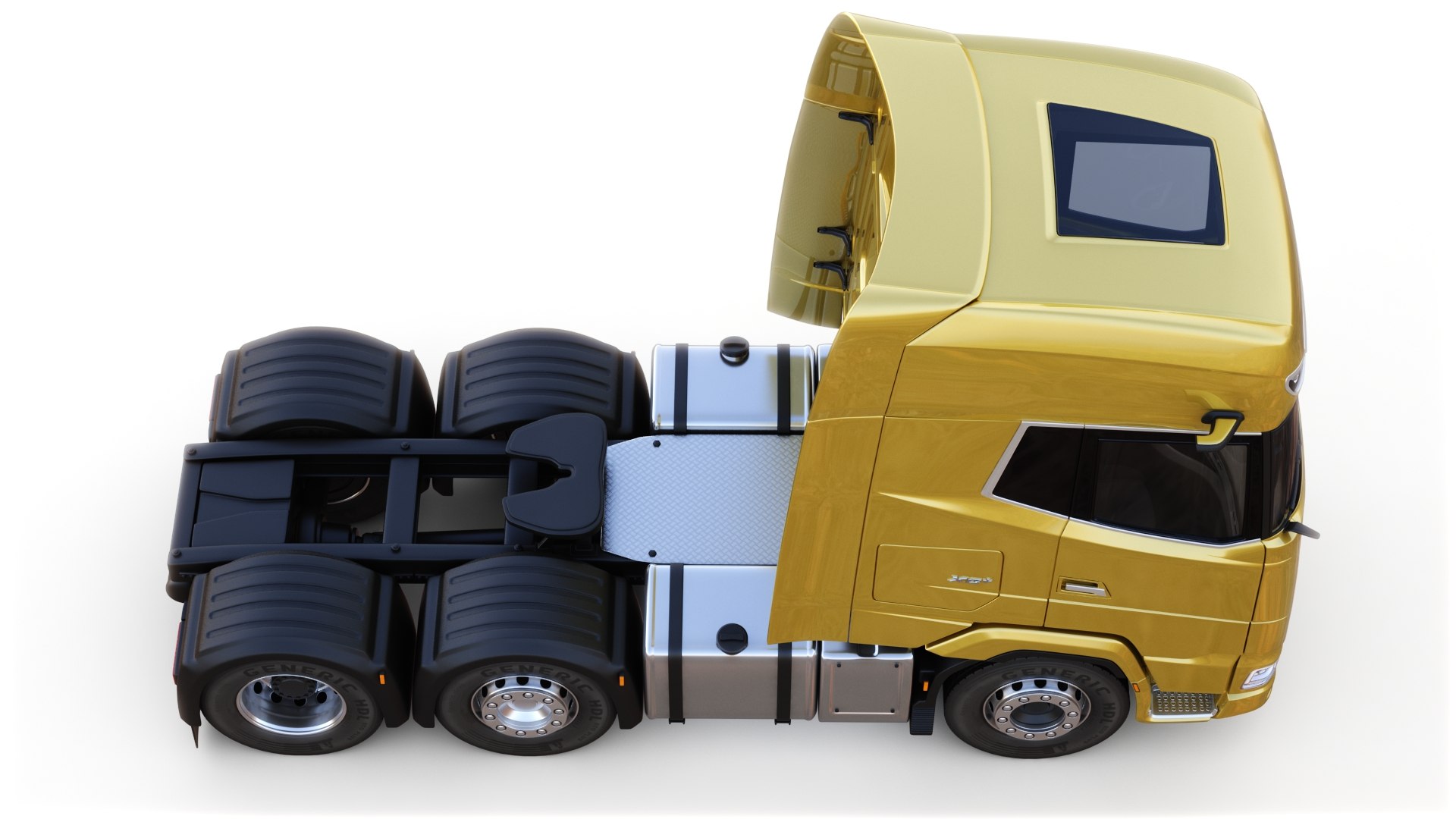 DAF XG Semi Truck With Trailer 3D - TurboSquid 2130854