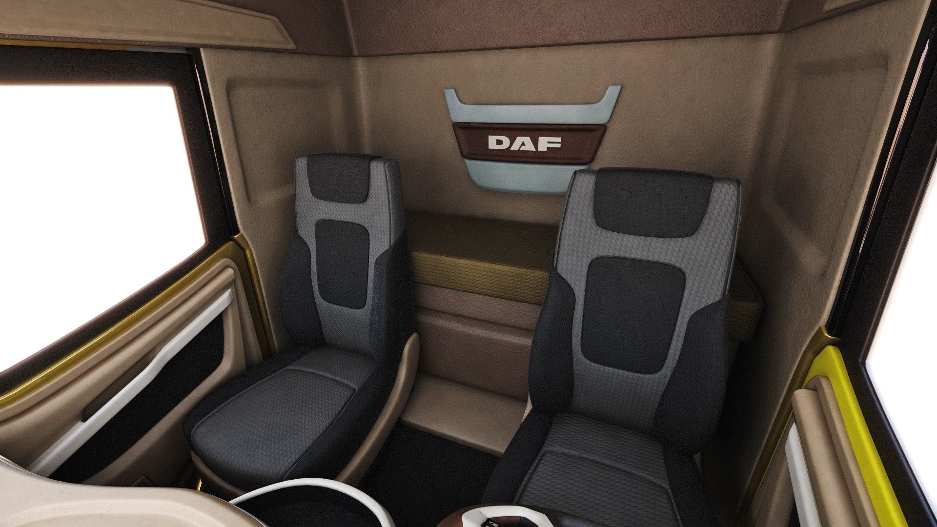 DAF XG Semi Truck With Trailer 3D - TurboSquid 2130854