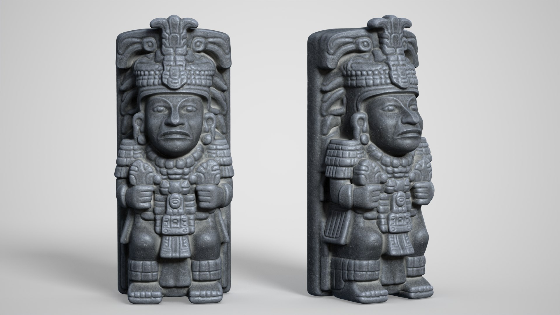 8 Mayan Statues - 241210 Model - TurboSquid 2322730