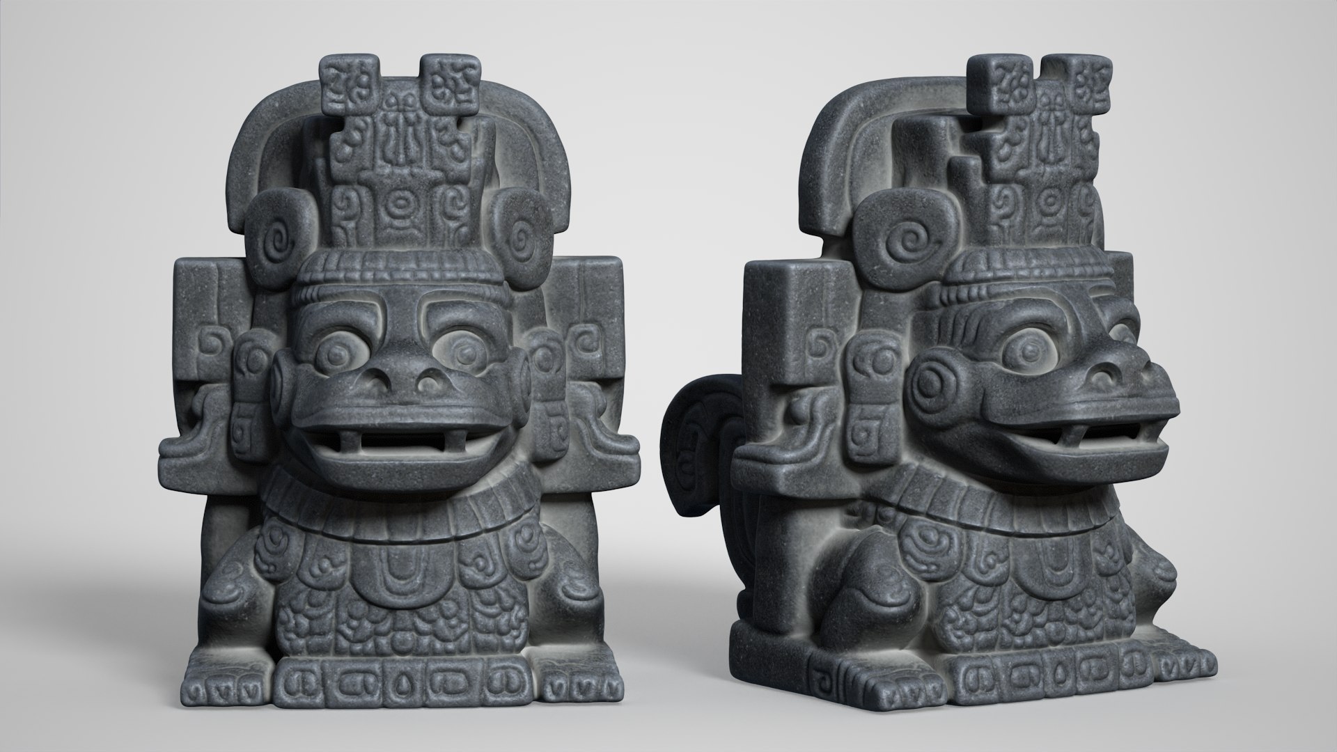 8 Mayan Statues - 241210 Model - TurboSquid 2322730