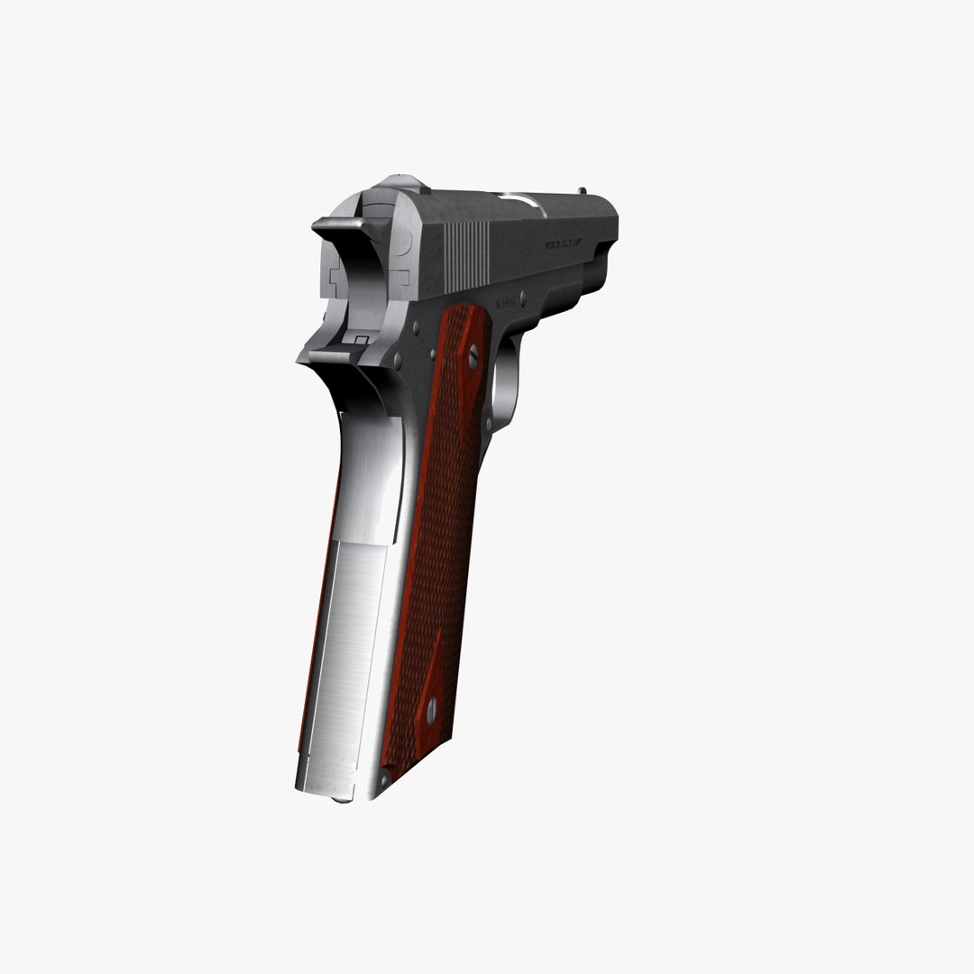 Colt 1911 Pistol 3d Model