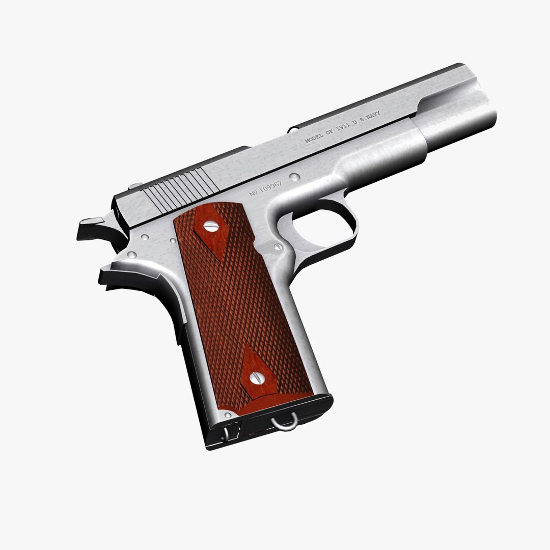 Colt 1911 Pistol 3d Model
