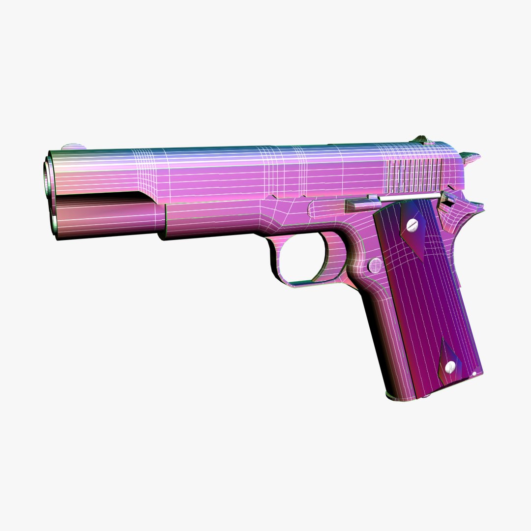 Colt 1911 Pistol 3d Model