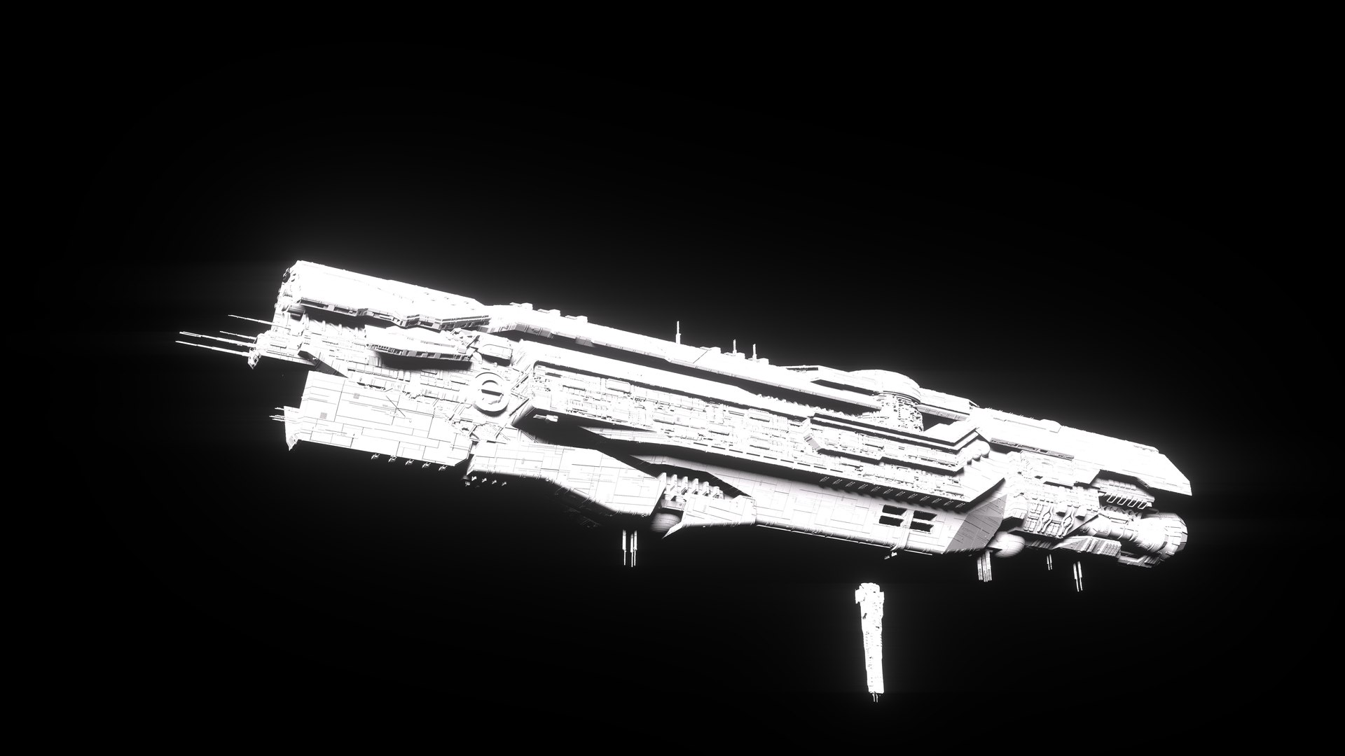 Infinity Super Carrier Spaceship 3D Model - TurboSquid 2352403
