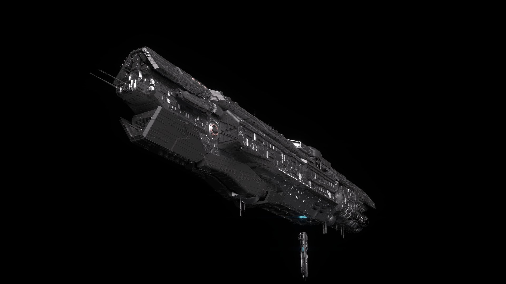 Infinity Super Carrier Spaceship 3D Model - TurboSquid 2352403