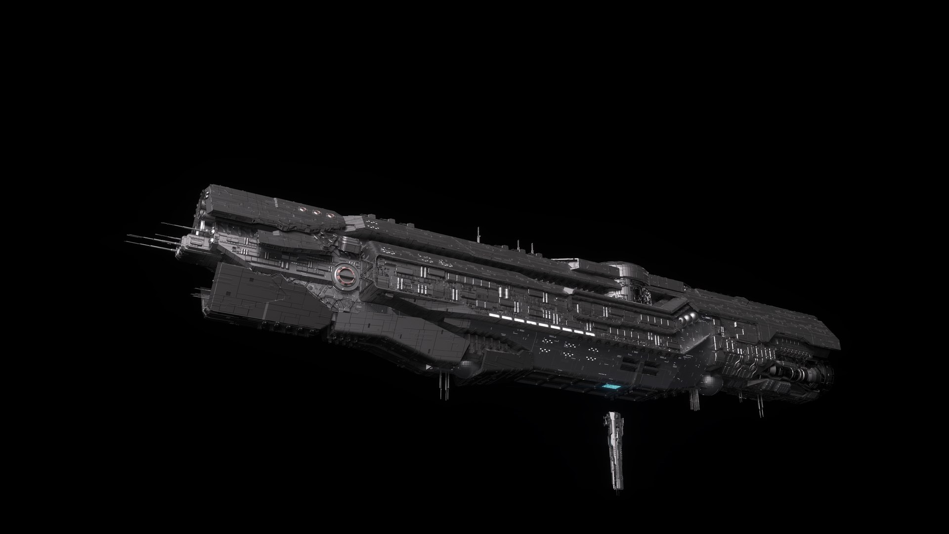 Infinity Super Carrier Spaceship 3D Model - TurboSquid 2352403