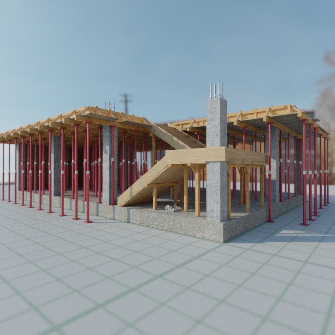 Simple Construction Model - TurboSquid 1603508