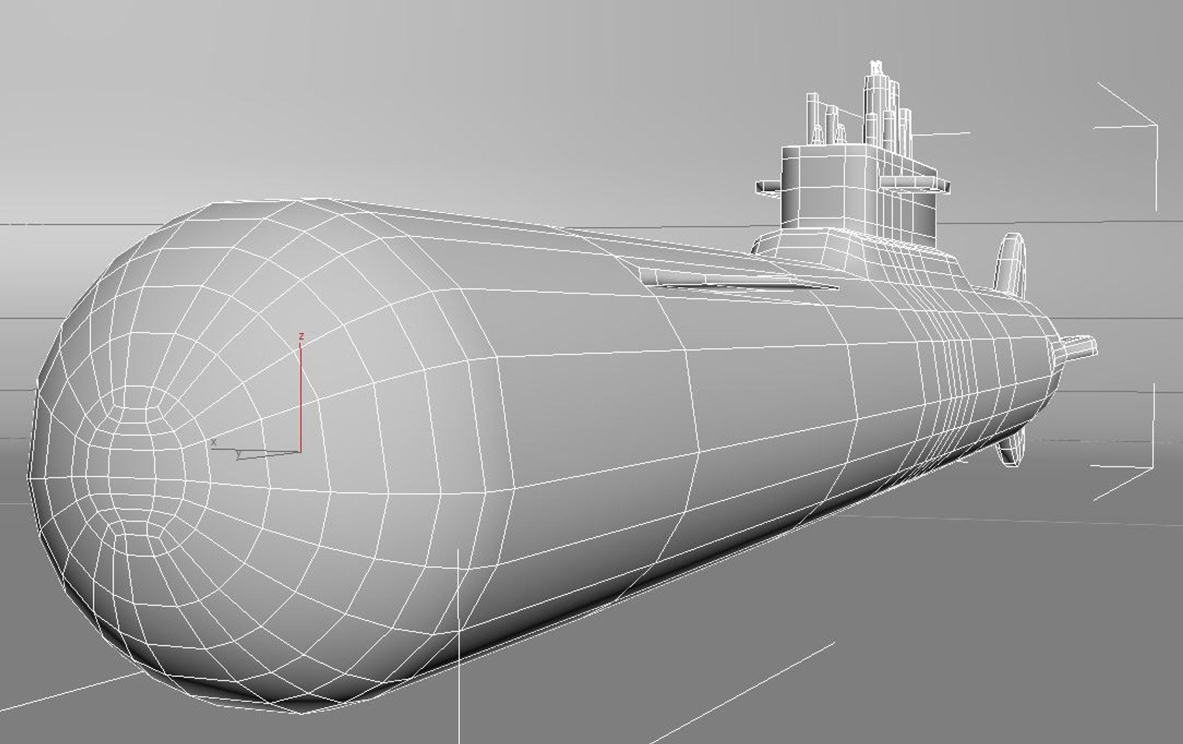 3d model submarine
