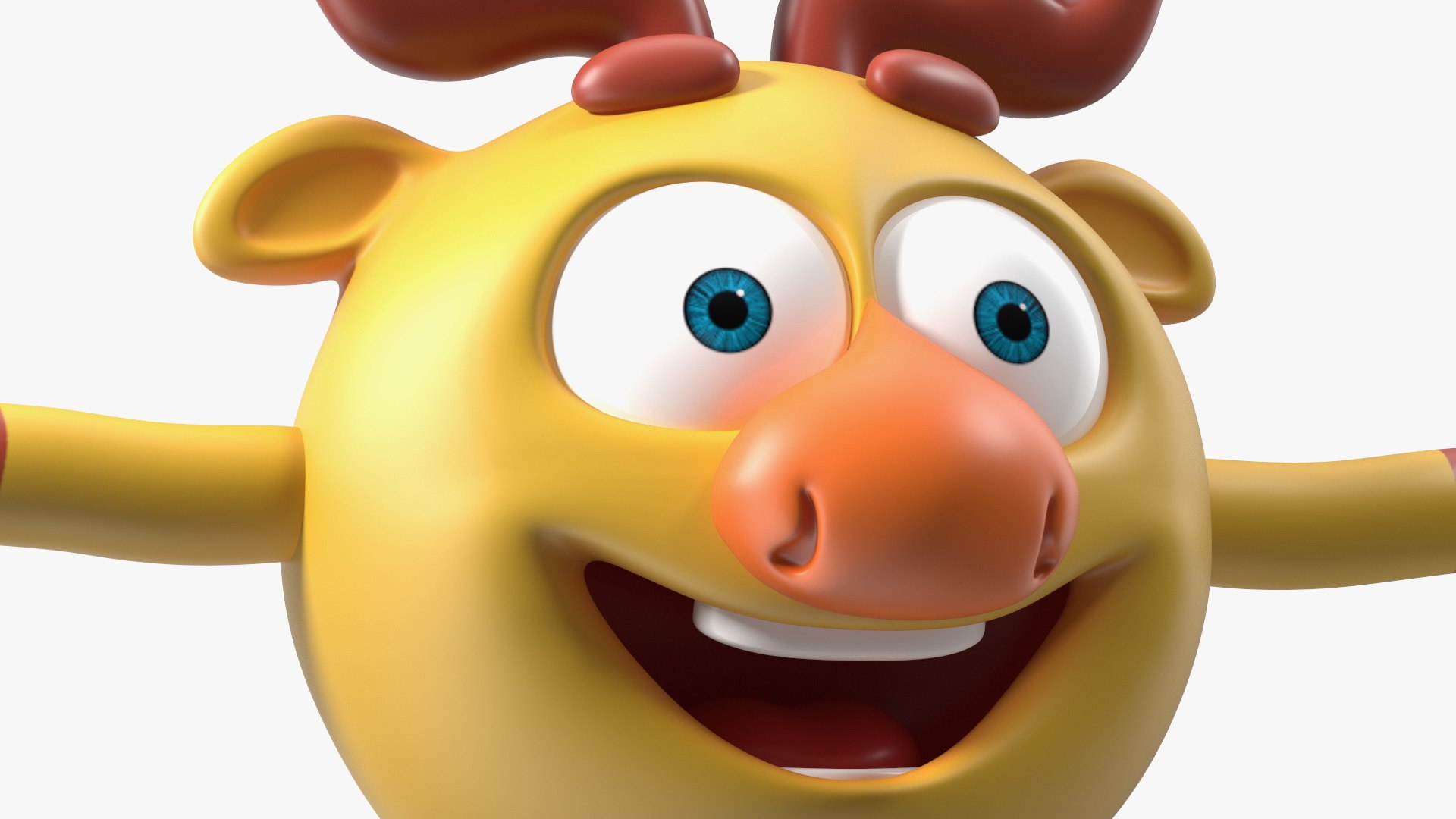 Dokko Character Kikoriki Rigged For Cinema 4D 3D - TurboSquid 2211408