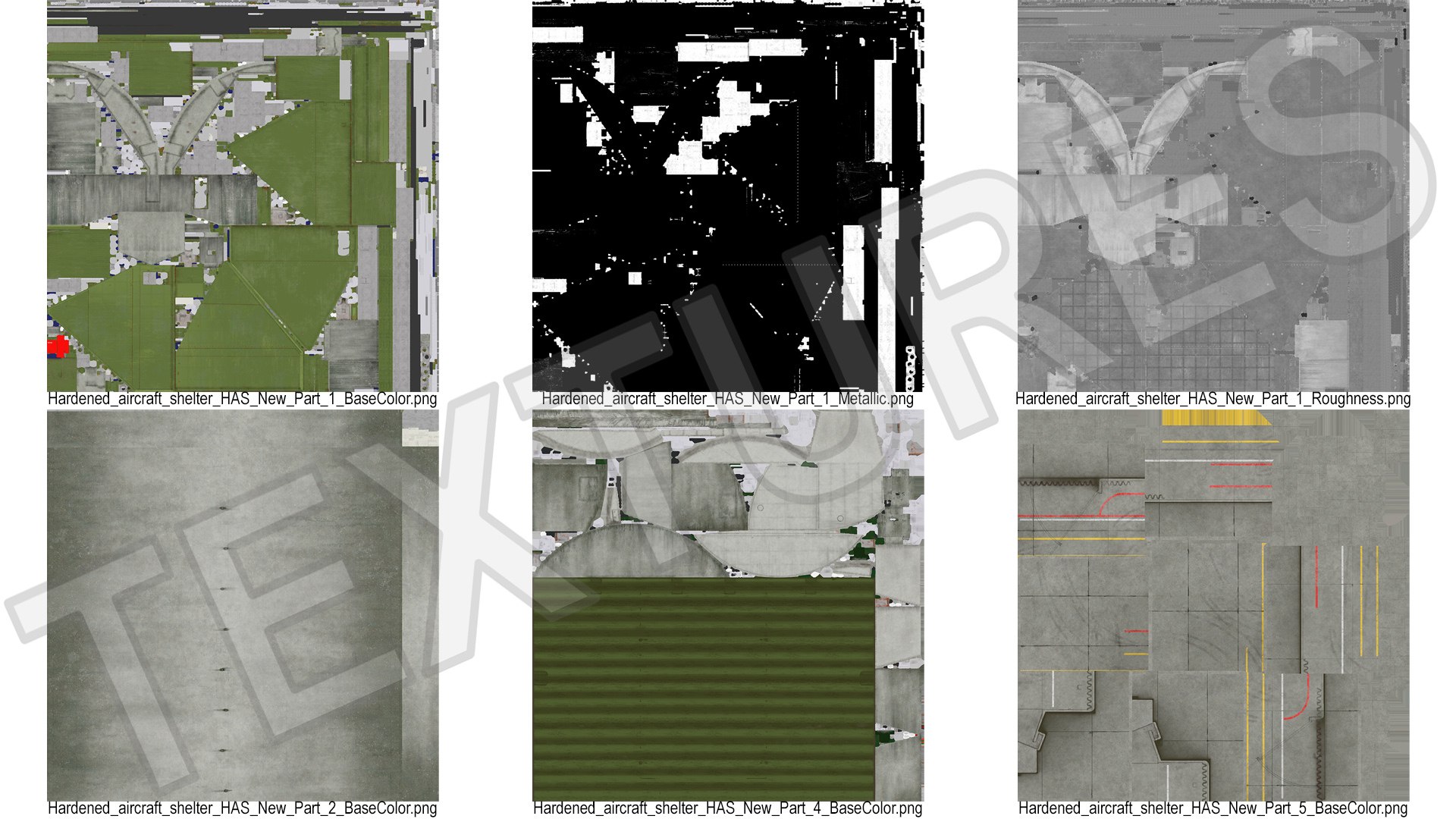 Empty Concrete Fighter Jet Hangar 3D Model - TurboSquid 2342483