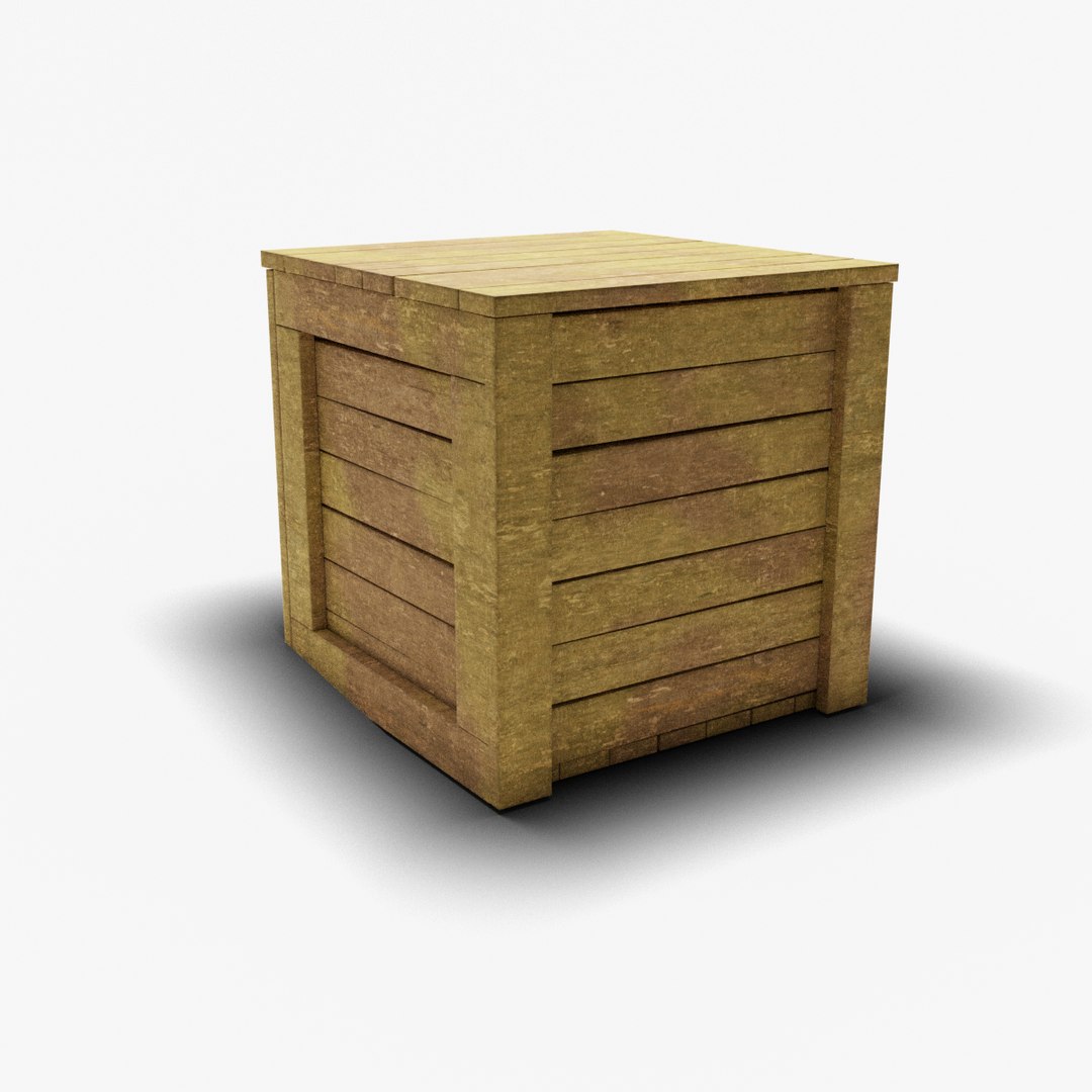Crate Box 3D Model - TurboSquid 1620541