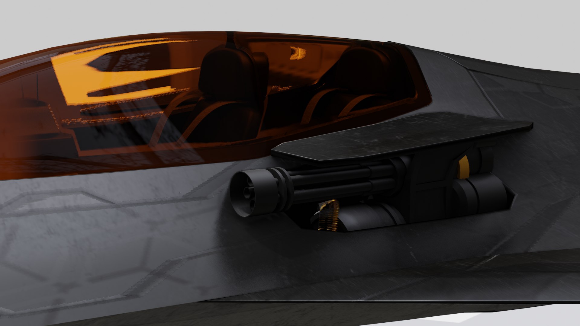 Jet futuristic 3D model - TurboSquid 1678096