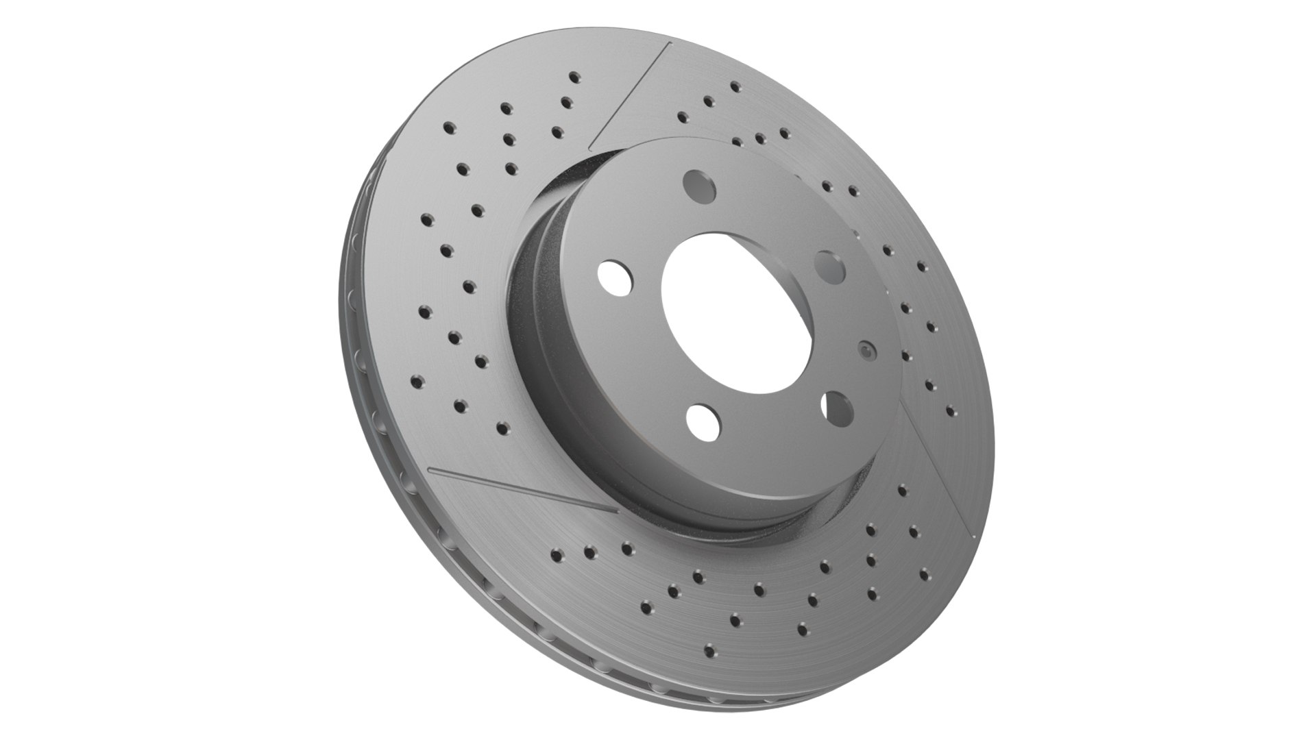3D Brake Disc With Perforation And Drilled Holes - TurboSquid 1937180