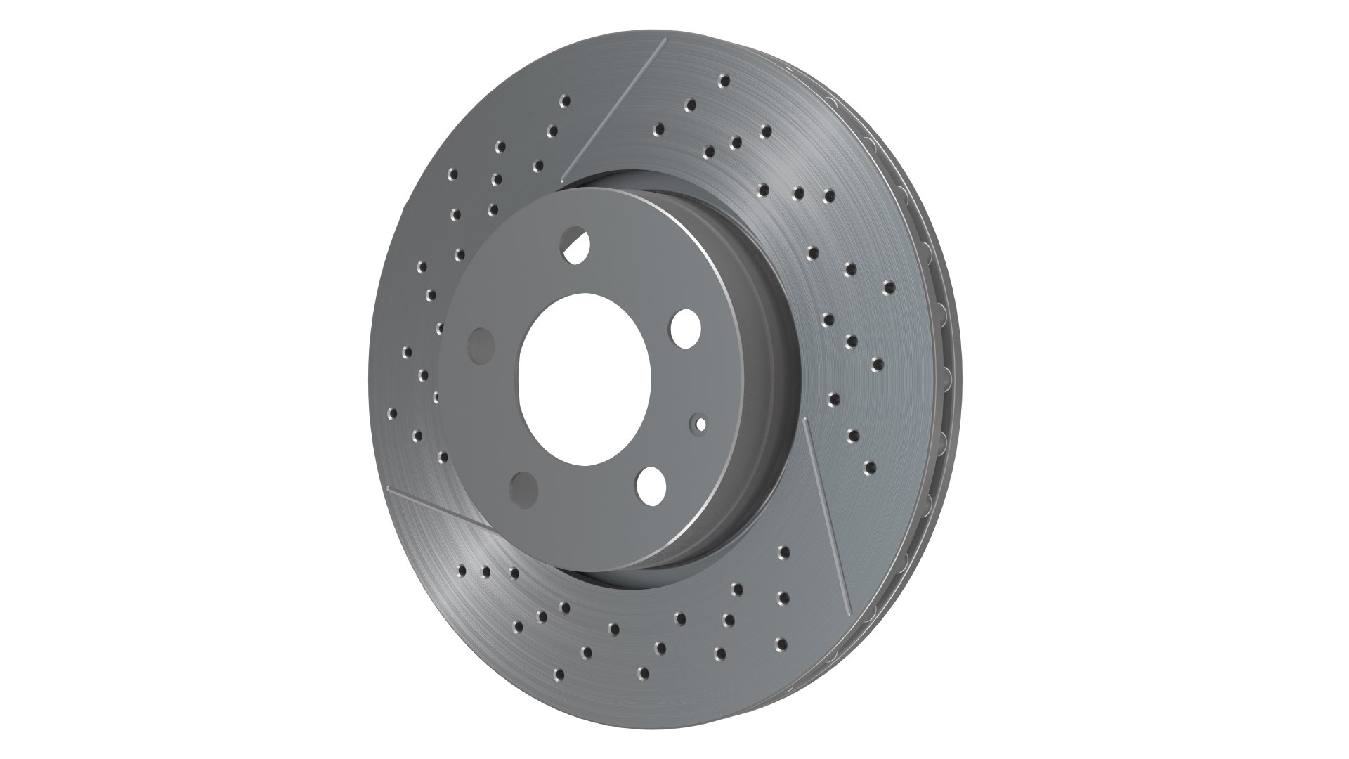 3D Brake Disc With Perforation And Drilled Holes - TurboSquid 1937180