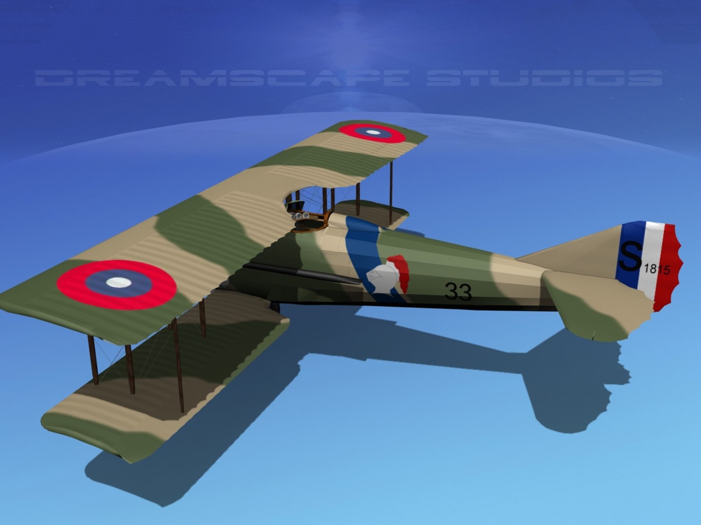Spad Xiii Xii Fighters Dxf